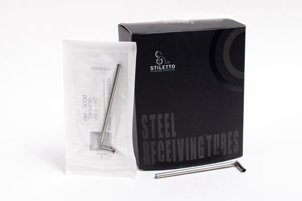 Steel Pre-bent Receiving Tubes – Stiletto Piercing Supply